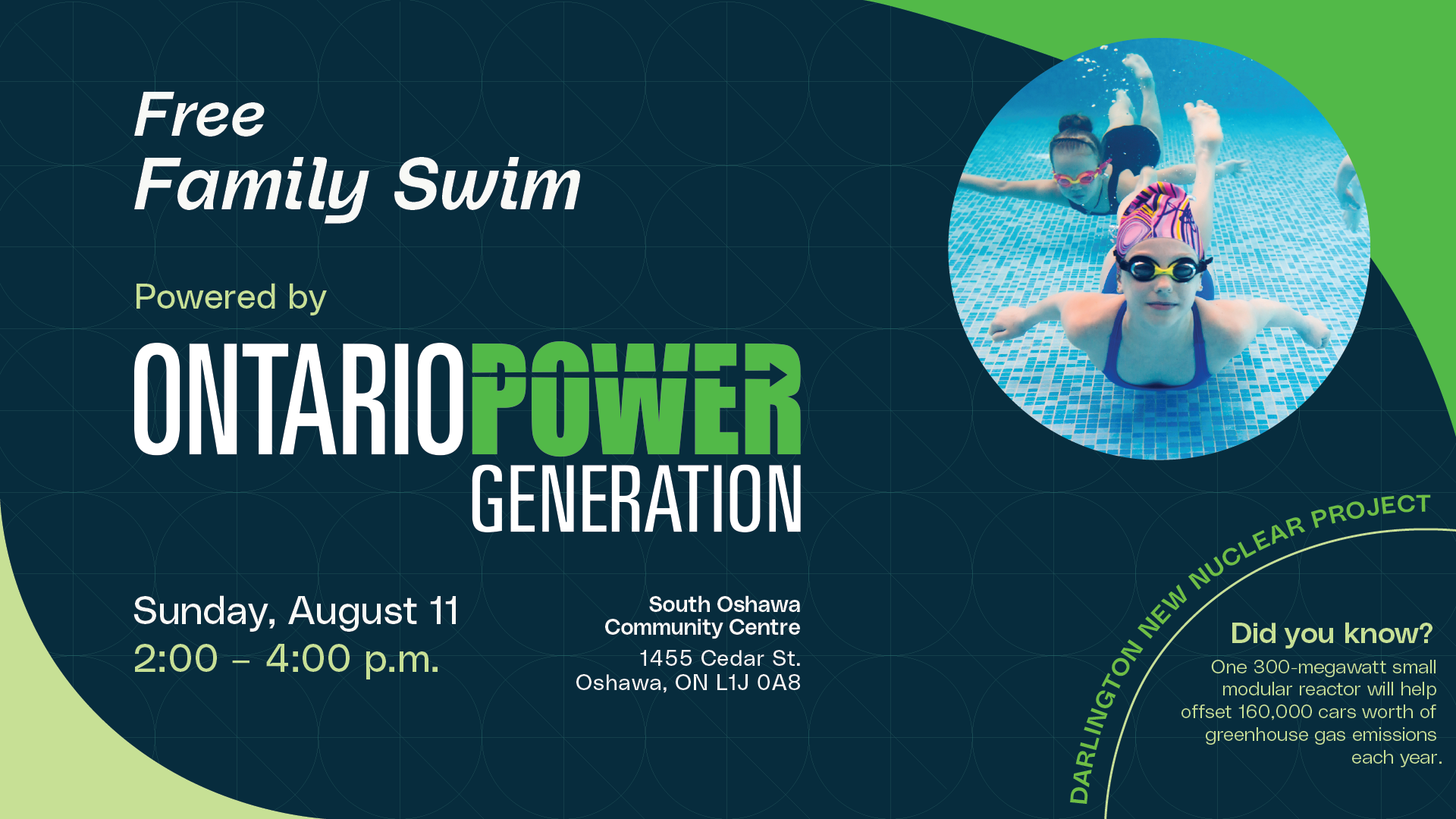 Darlington New Nuclear Project Family Swim