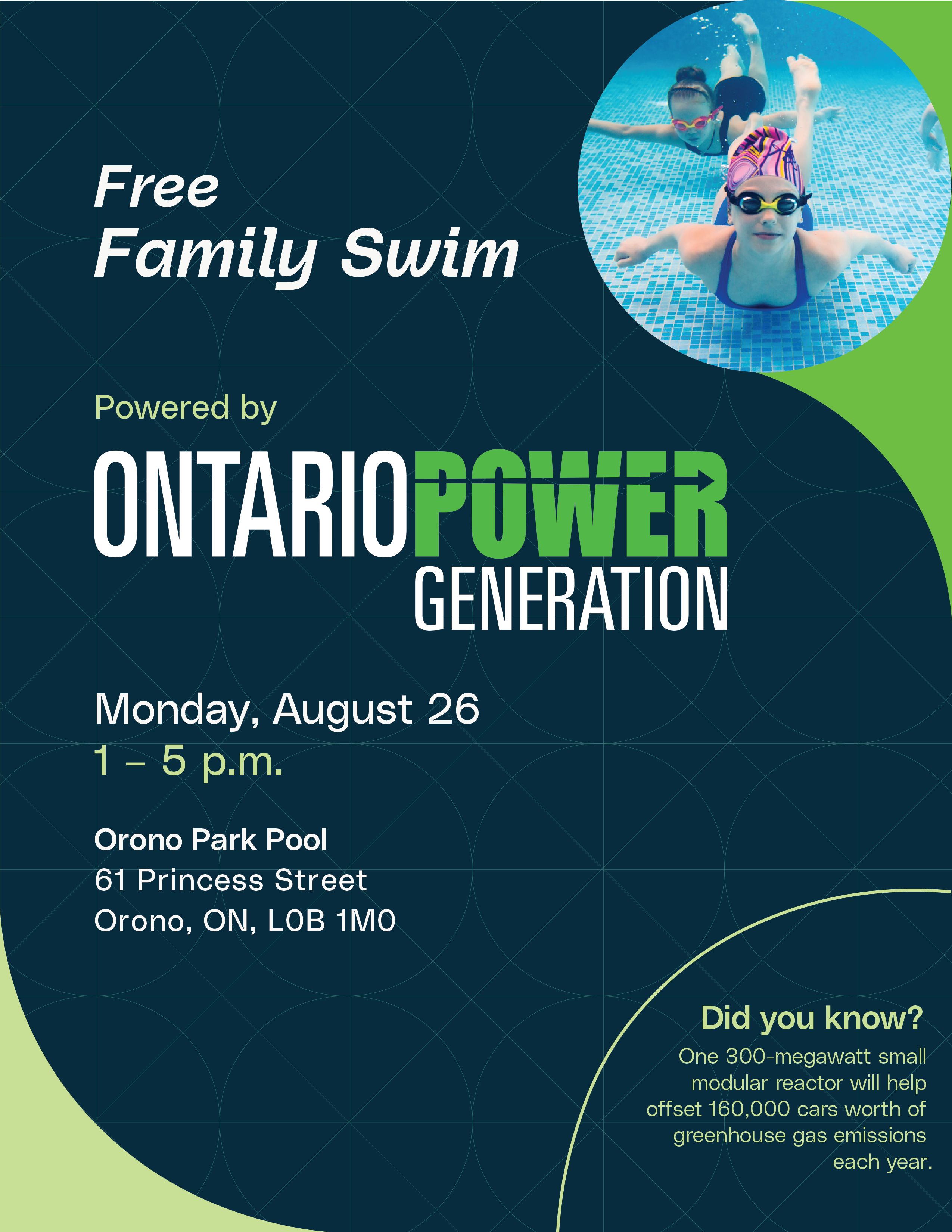 Darlington New Nuclear Project Family Swim