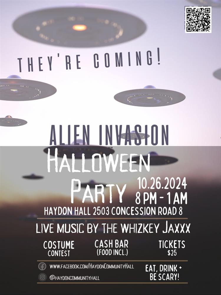 HAYDON HALLOWEEN PARTY- Alien Invasion theme